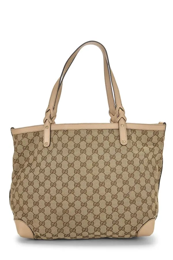 Gucci Original Gg Canvas Craft Tote Bag