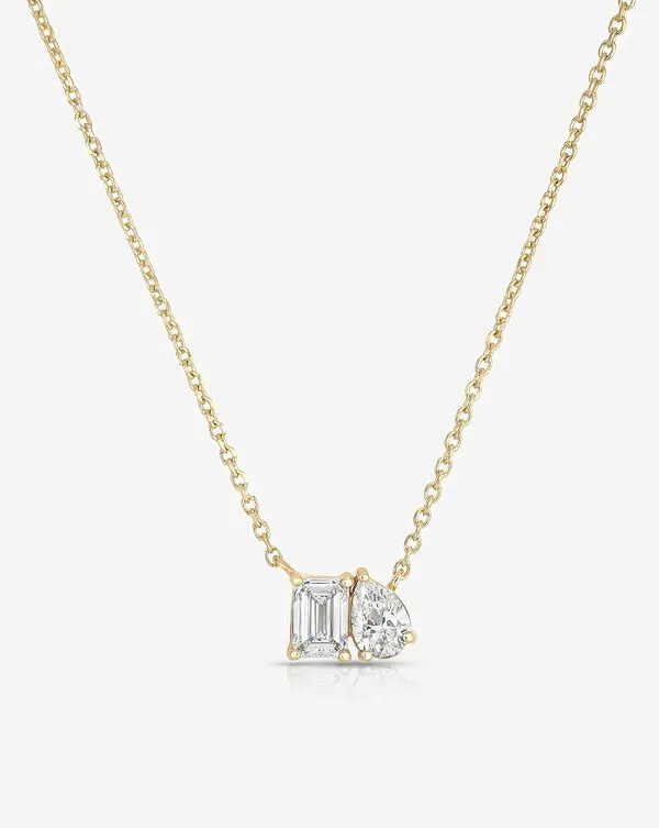 Ring Concierge Toi Et Moi Diamond Pendant Necklace