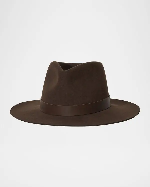 Janessa Leoné Ross Packable Fedora - Chocolate