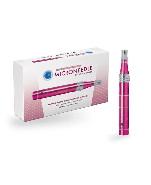 ORA Deluxe Rechargeable & Cordless Electric Microneedle Derma Pen System 5 Speeds