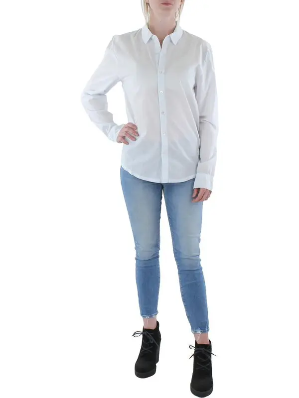 Top rose col drapé bénitier en jersey de viscose pour femme PARISA