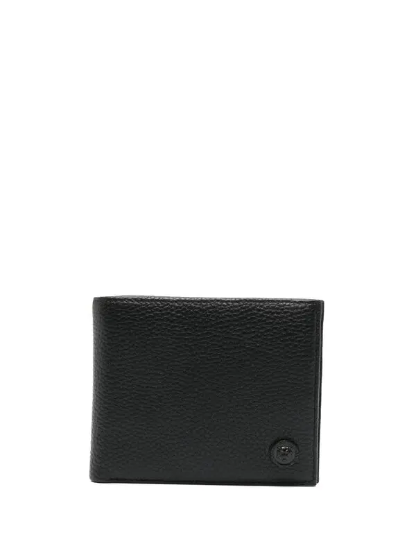 Just Cavalli Bi-fold Grained-leather Wallet