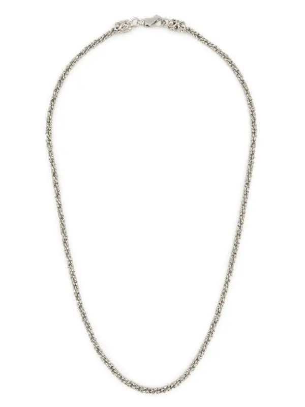 Emanuele Bicocchi Curb Chain Necklace - Silver