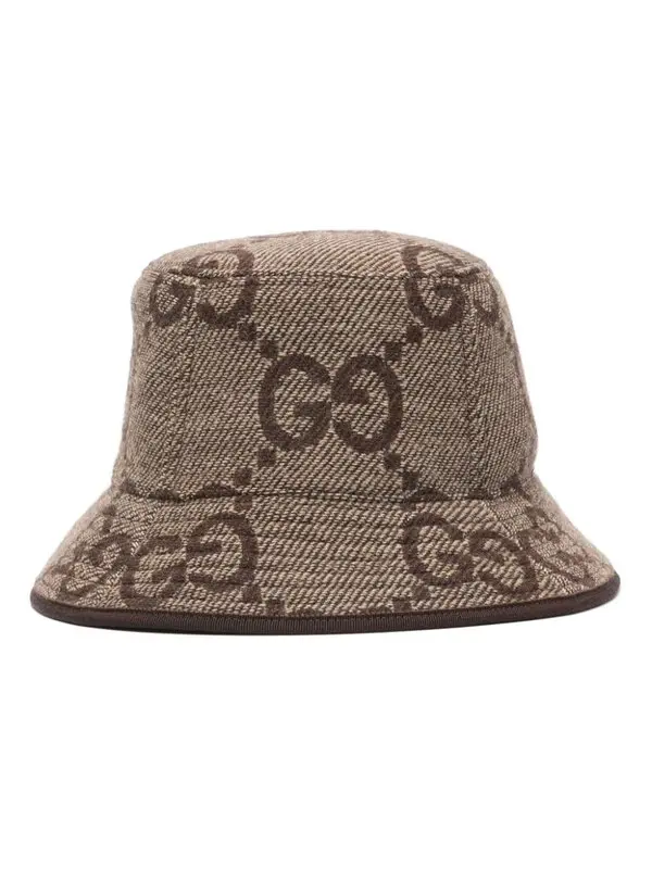 Gucci Jumbo Gg Wool Bucket Hat