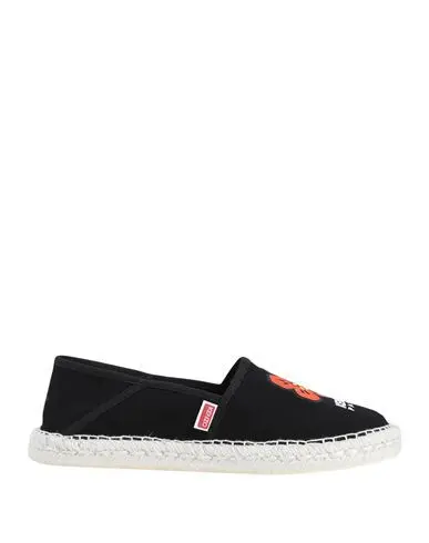 Kenzo Embroidered Logo Espadrilles - Black