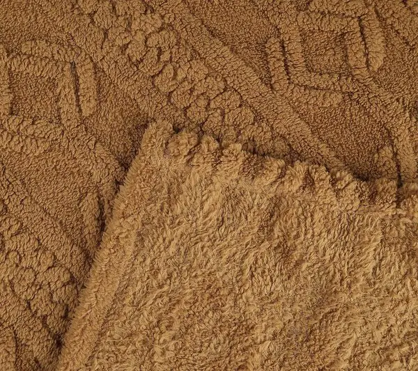 SUPERIOR Boho Knit Jacquard Fleece Fluffy Blank Et Twin
