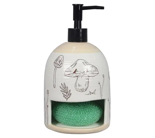 YOUNG'S INC. Young's Soap Dispenser With Scrub Holder