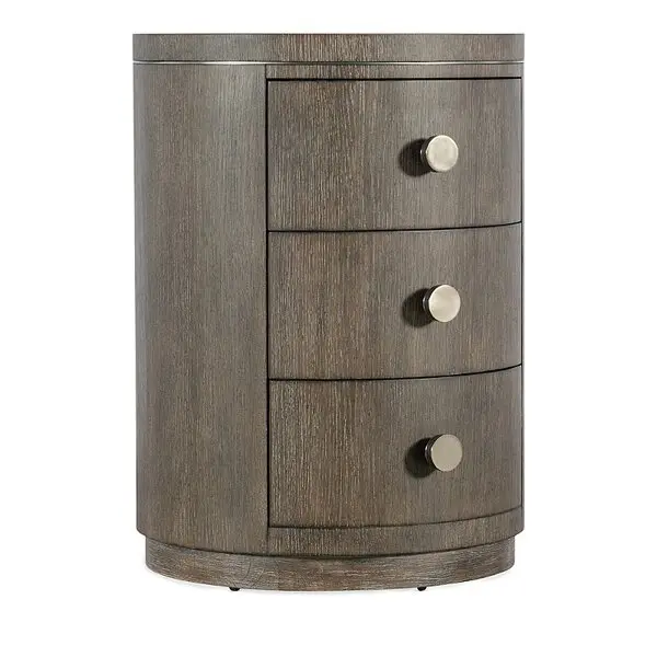 HOOKER FURNITURE Modern Mood Round Nightstand - Brown
