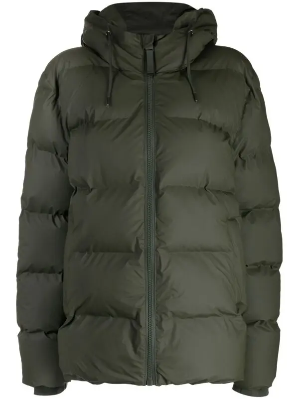 Rains Alta Waterproof Padded Jacket - Green