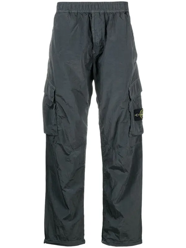 Stone Island Compass-motif Cargo Trousers