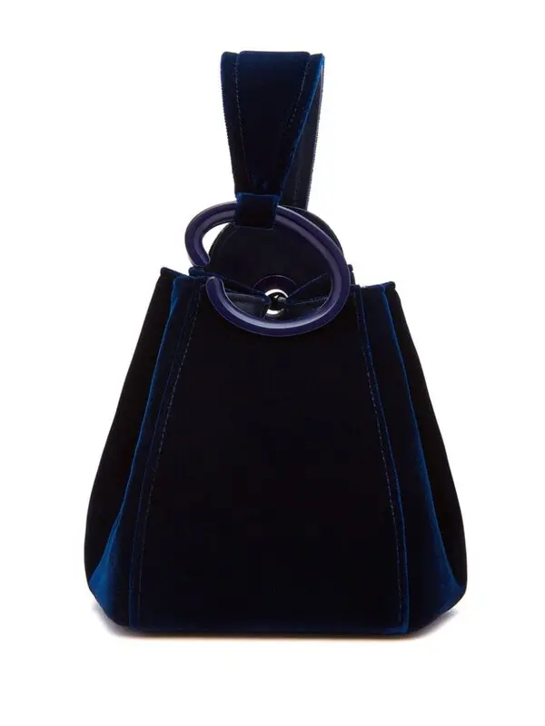 Oscar De La Renta Velvet Tote Bag