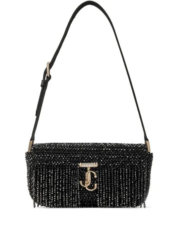 JIMMY CHOO Mini Avenue Shoulder Bag - Black