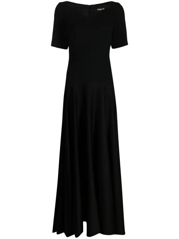 paule ka evening dresses Plus-Size Sparkly Tulle Long-Sleeve Ball Gown main image 0