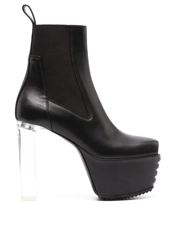 Rick Owens 160mm Open-toe Leather Heeled Boots
