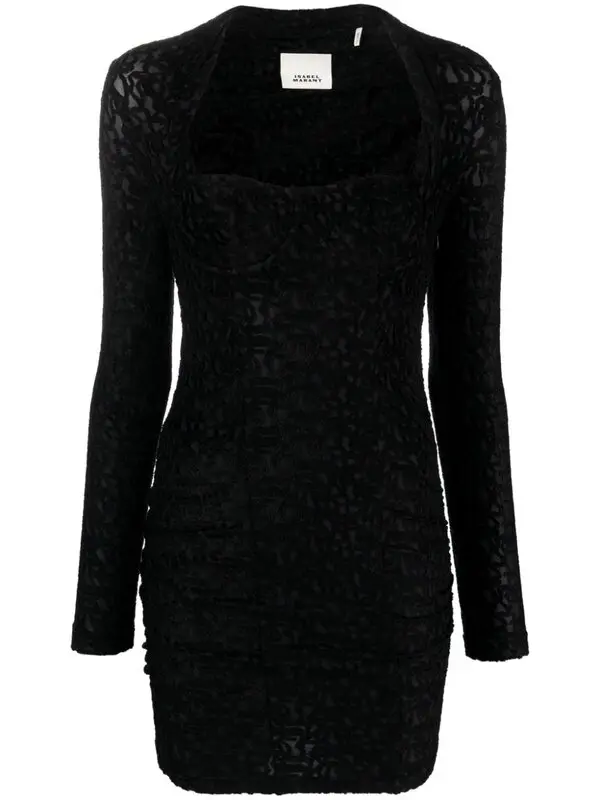 Isabel Marant Dilia Lace-embroidered Minidress