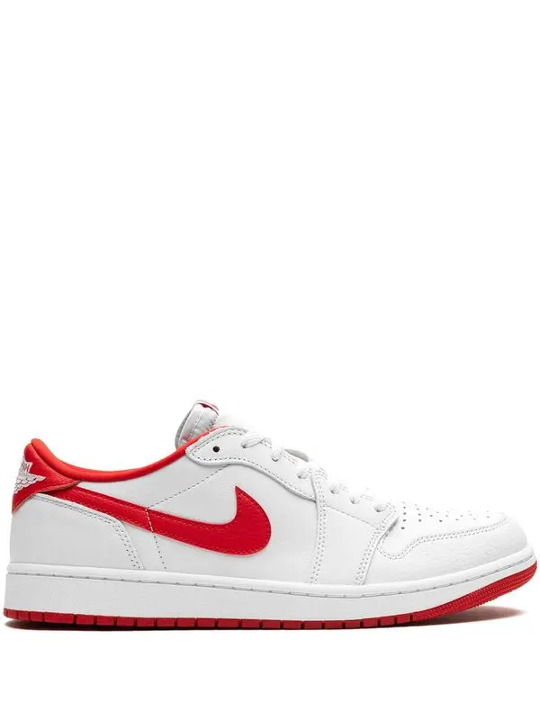 JORDAN Air 1 Low Og University Red Sneakers - White