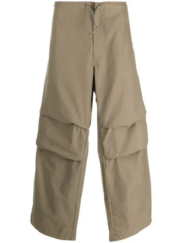 TEN C Layered Wide-leg Trousers