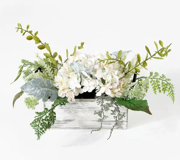 SAFAVIEH Faux 13' Hydrangea Potted Arrangement