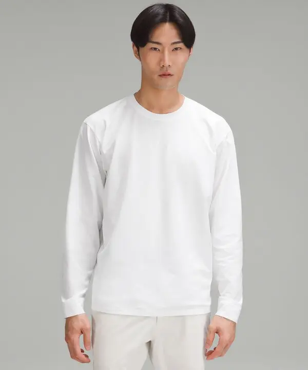 Lululemon Pique Oversized Long-Sleeve Shirt White Editorialist