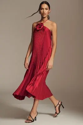 runaway the label halter dress RUNAWAY THE LABEL Brigitte Halter Neck Open Back Maxi Dress – 27 Boutique main image 1