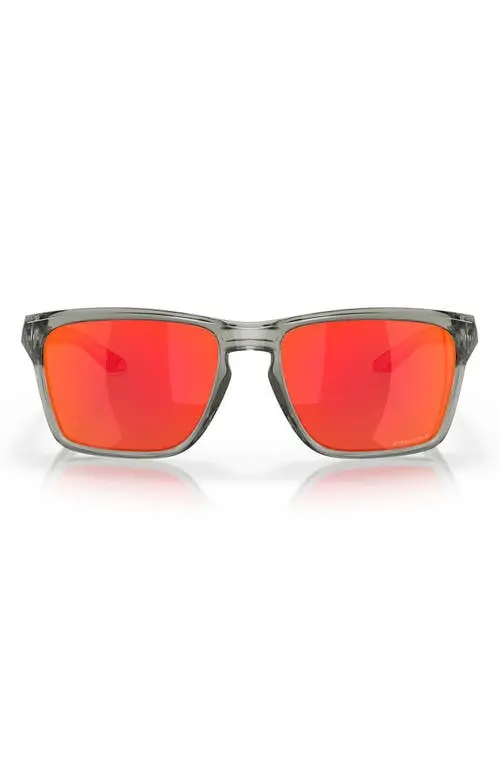 Oakley Sylas 57mm Prizm™ Rectangle Sunglasses - Grey Metal
