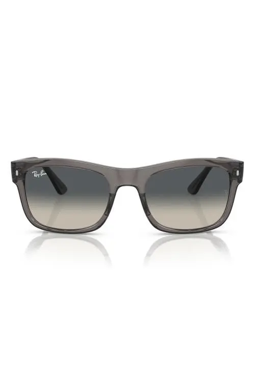 Ray-ban 56mm Gradient Square Sunglasses - Grey Flash
