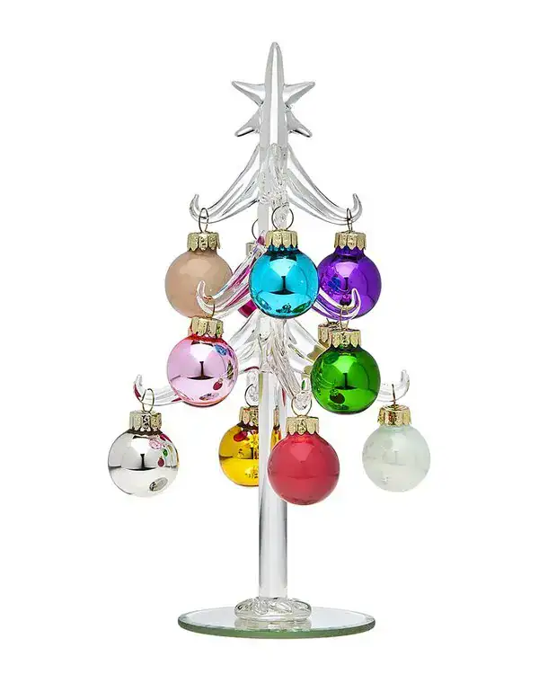 Buy GODINGER Mini Crystal Christmas Tree With Ornaments - Multicolor At ...