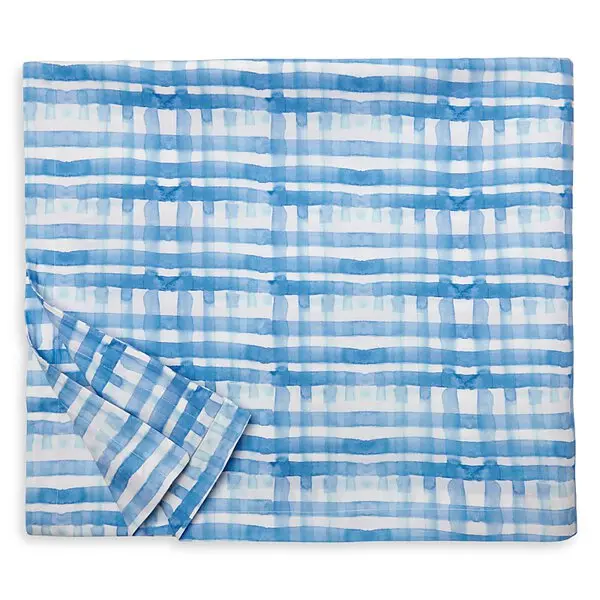 SFERRA Plaidino Duvet Cover, Full/queen - Clearwater