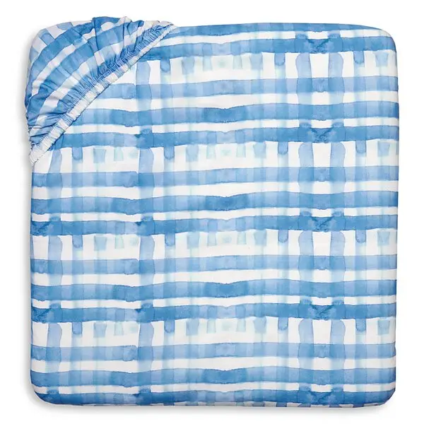 SFERRA Plaidino Bottom Fitted Sheet, Queen