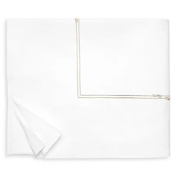 SFERRA Squillo Duvet Cover, Twin - White/platinum