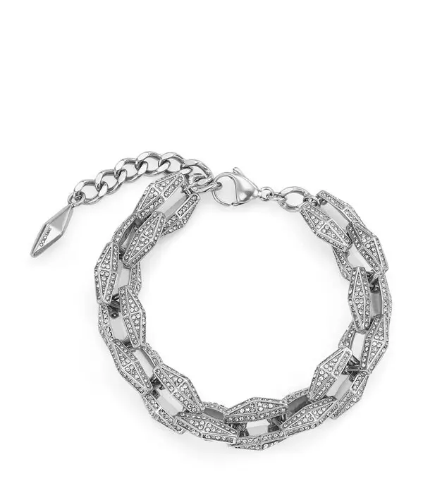 JIMMY CHOO Embellished Diamond Chain Bracelet