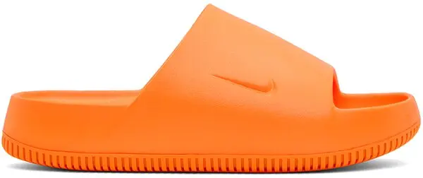 Nike Orange Calm Slides - Bright Mandarin/brig | Editorialist