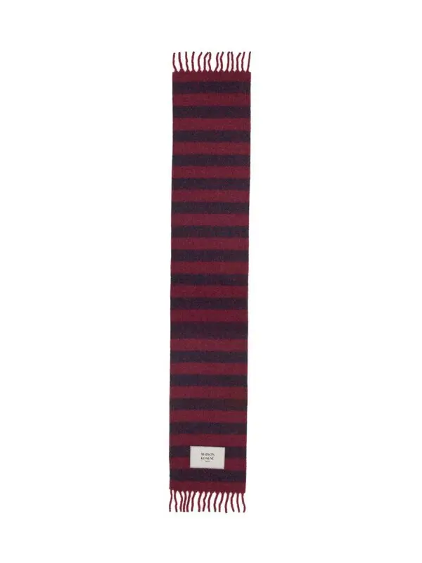 Maison Kitsuné Scarf With Logo