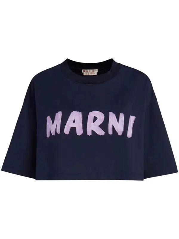 Marni T-Shirt Thjet49p18.Uscy31_01 In Black - 52% Off