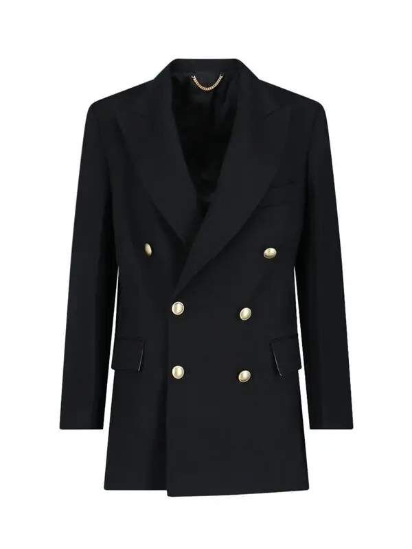 Victoria Beckham Double-breasted Jacket - Black