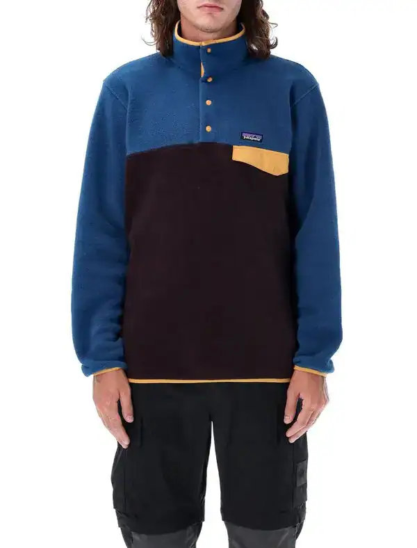 Buy Patagonia Lightweight Synchilla® Snap-t® Fleece Pullover - Obsidian ...
