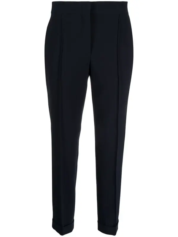 Moschino Pressed-crease Tapered Trousers