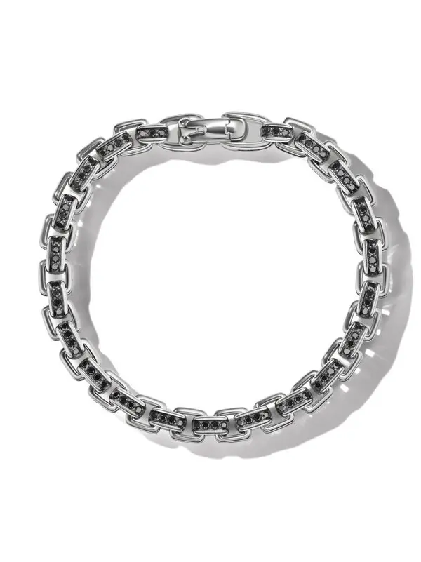 David Yurman Sterling Box Chain Bracelet - Silver