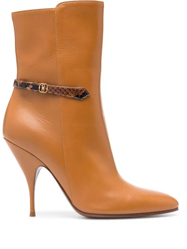 Bally Odeya 100mm Leather Boots