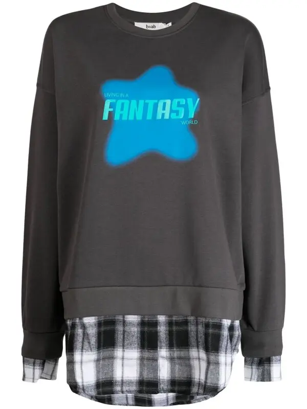 B+AB Fantasy Layered Sweatshirt