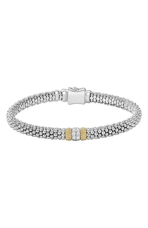 Lagos Luxe Caviar Diamond Bracelet