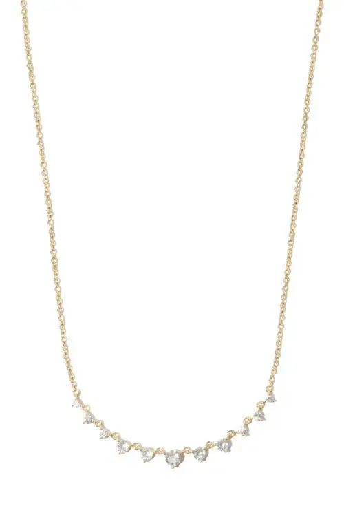 MIRANDA FRYE Grace Cubic Zirconia Chain Necklace
