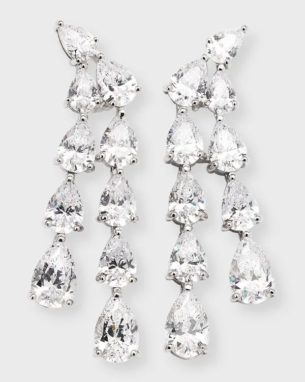 KENNETH JAY LANE Waterfall Drop Earrings