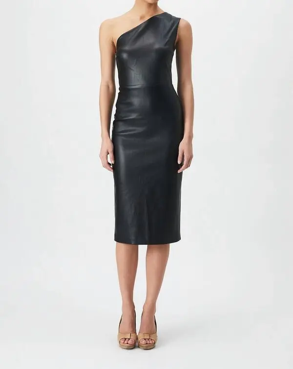 Bardot Leather Dress Buy Leather Bardot Dress Free Shipping Everlasting  Vegan Leather