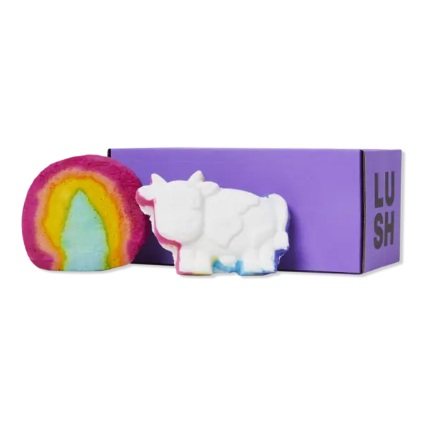 Lush The Cow Jumped Over The Rainbow Bathing Duo