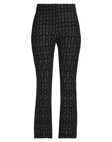 KANGRA Knitted Herringbone Pants - Black