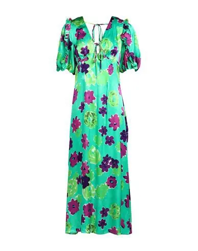 Topshop Flared Midi Dress In Green - 45% Off | Editorialist