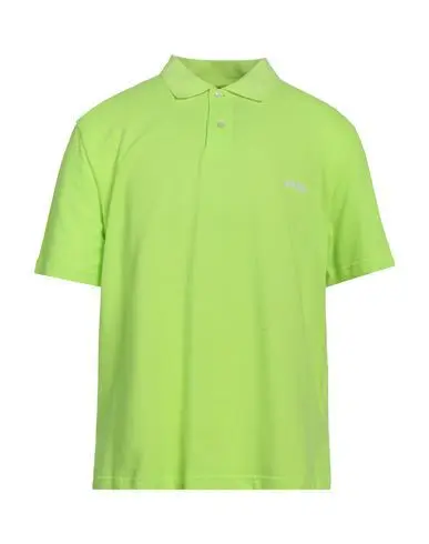 MSGM Polo Shirt Lime Size Cotton - Green