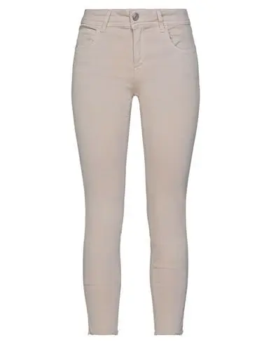 HAIKURE Cotton-blend Waxed Denim Jeans - Beige