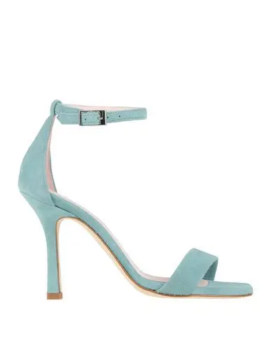 LUCA VALENTINI Sky Leather Sandals - Blue